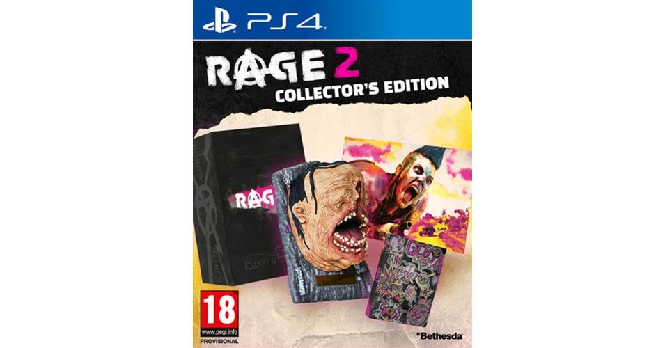 Rage 2 Collector's Edition (No DLC) W/Talking Head, Poster & Steelbook ...