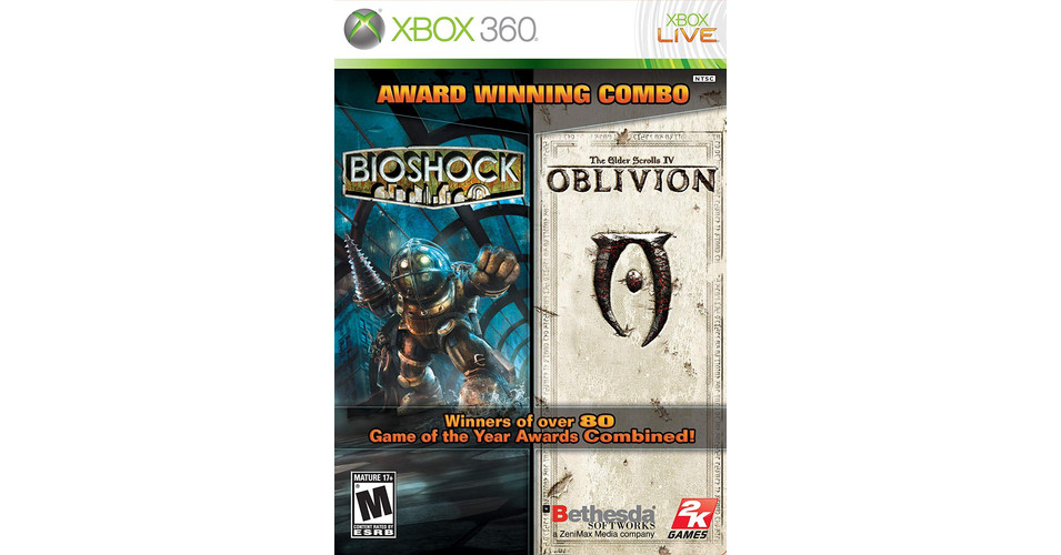 Bioshock & The Elder Scrolls IV Oblivion Xbox One Kompatibilis Xbox 360 ...