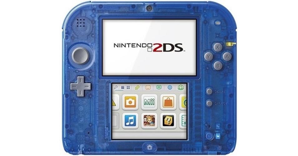 Nintendo 2DS konzol Transparent kék (használt, doboz nélkül) - Konzol Neked