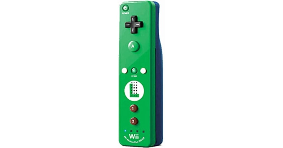 Wii/Wii U Remote vezeték-nélküli mozgásérzékelős kontroller Plus Luigi ...